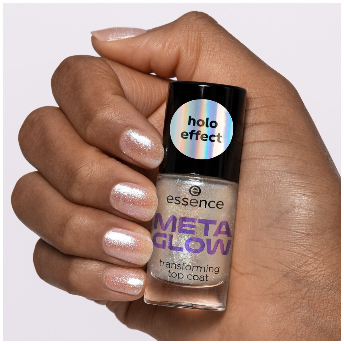 essence Meta Glow Transforming Top Coat – House of Cosmetics